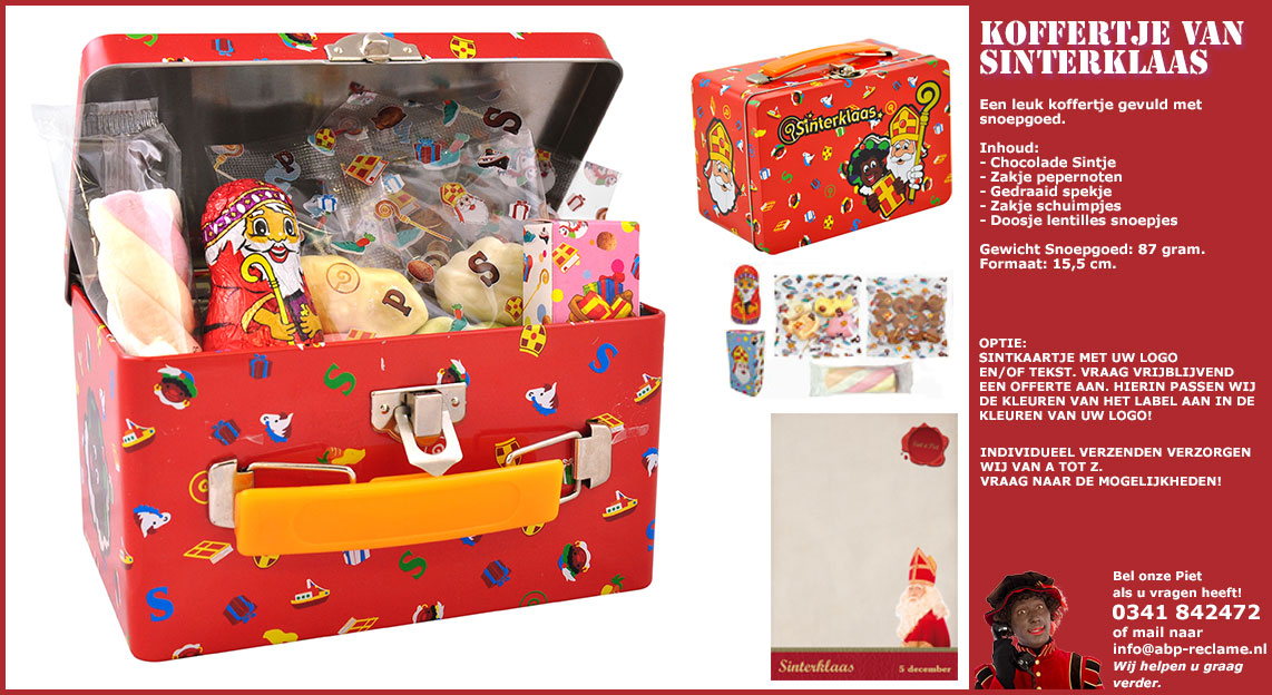 Sinterklaasgeschenken | Sintpakketten | Glazen pot met strooigoed